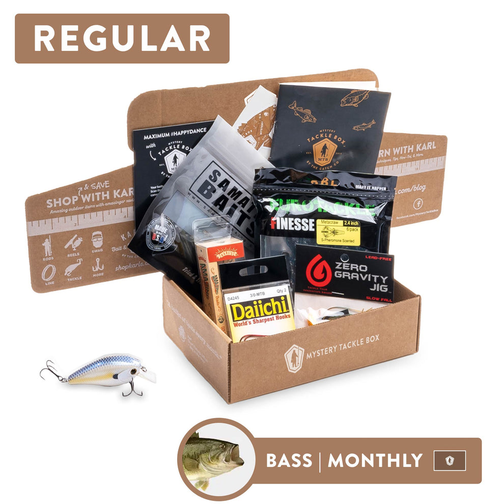 Monthly Fishing Subscription Box | Mystery Tackle Box